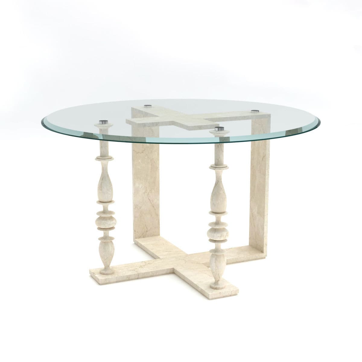 Marble base table - Columns Frame - Pistore Marmi - contemporary ...