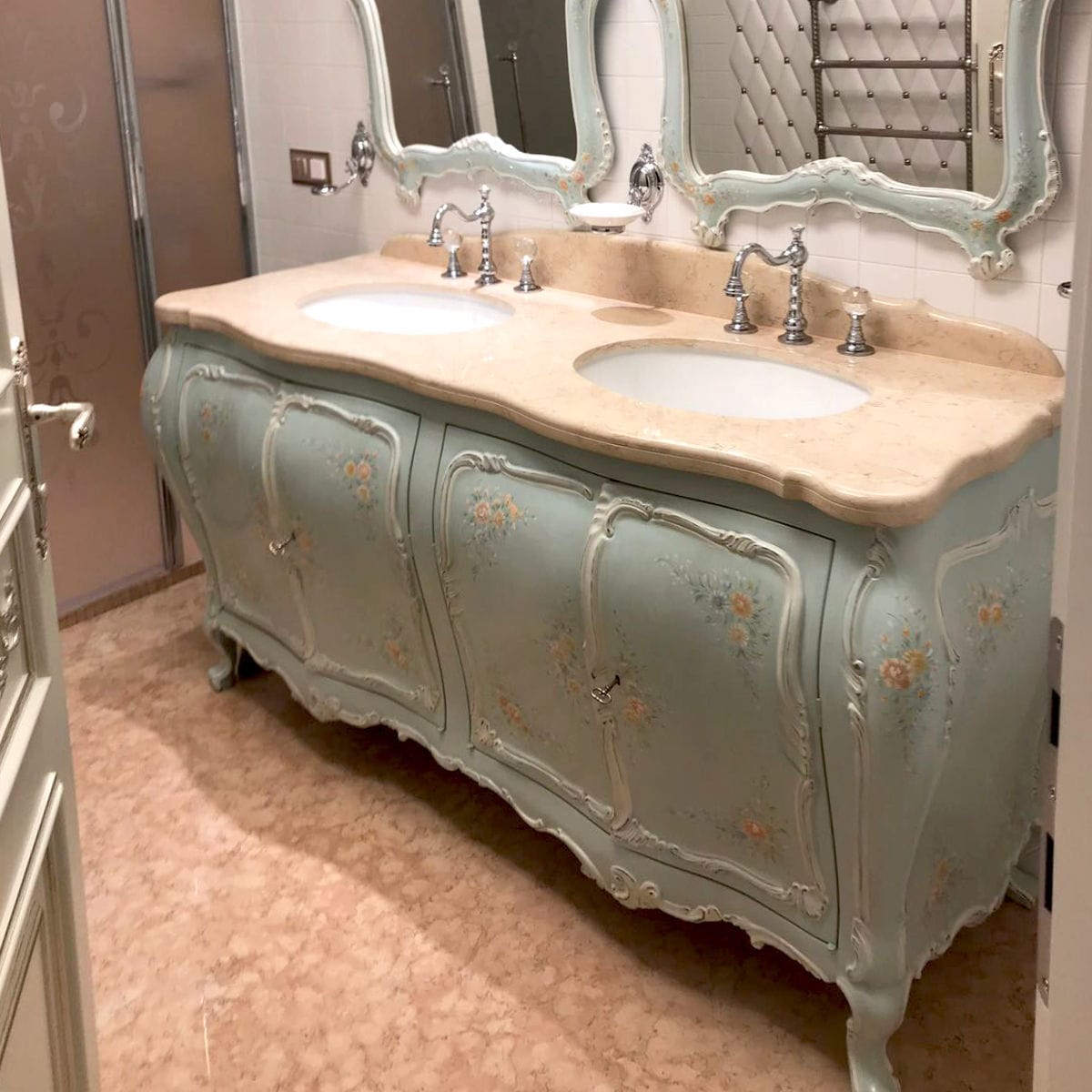 Marble natural stone slab - Rosa Perlino - Pistore Marmi - for floor ...