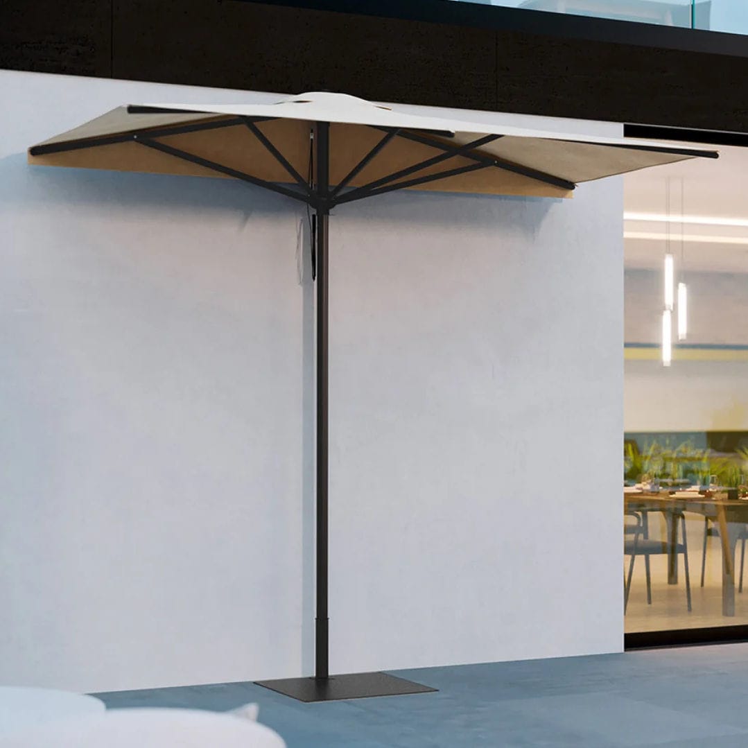 Rectangular parasol - CITY - Ombrellificio Veneto - eccentric / acrylic ...