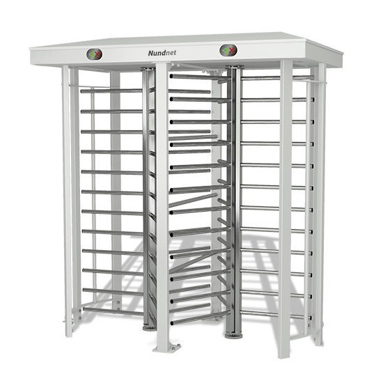 Full-height turnstile - DOUBLE PASS - Nundlab, Inc. - stainless steel ...