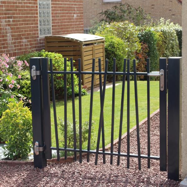 Galvanised steel garden gate - CREAZEN - Betafence International