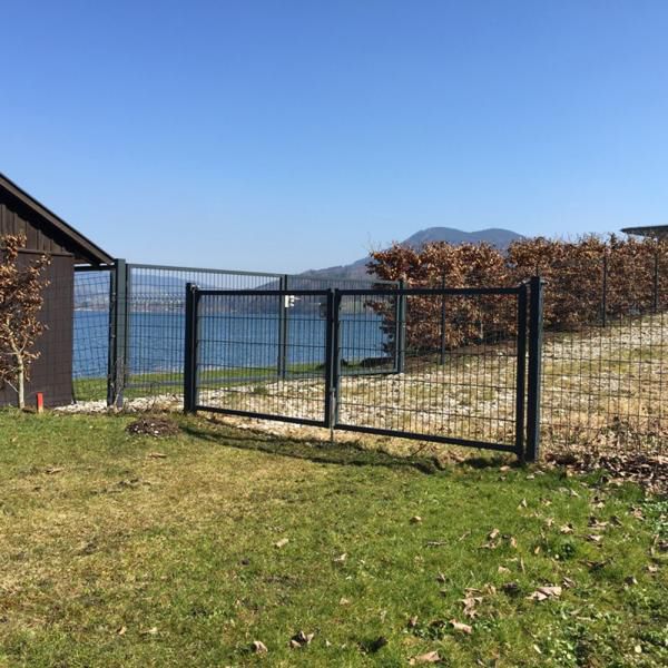 Swing gate - ROBUSTA MEDIUM - Betafence International - galvanised ...