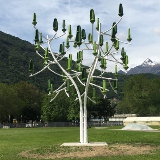 Vertical-axis small wind turbine - THE WIND TREE - New World Wind - 3 ...