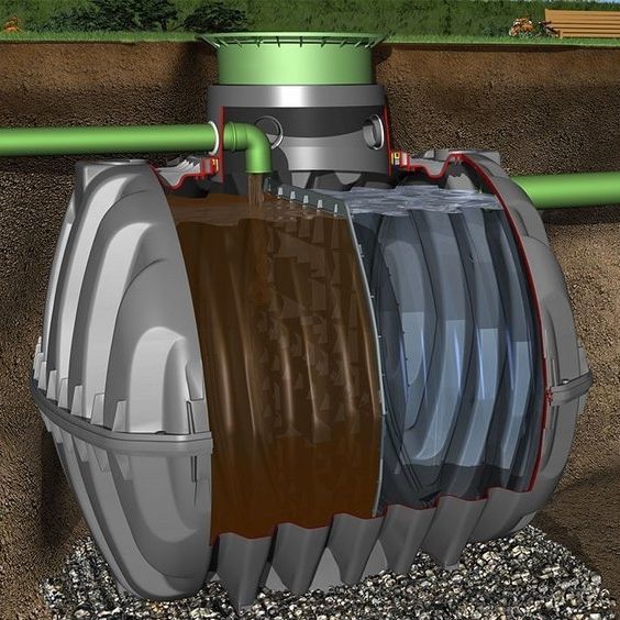 Prefab septic tank - TWO CHAMBERS/ONE CHAMBER - GRAF International