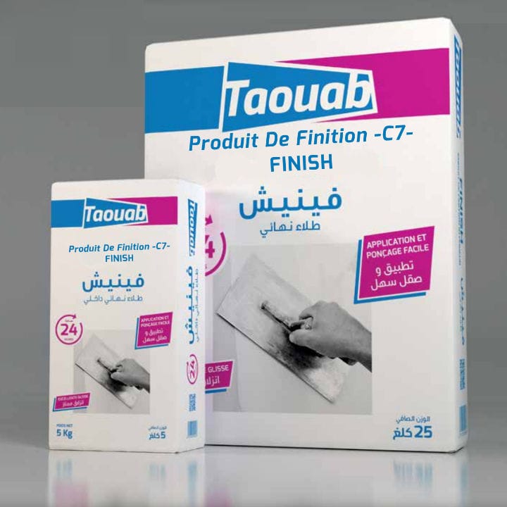 Finishing coating - C7 - Taouab - interior / for wall / for concrete