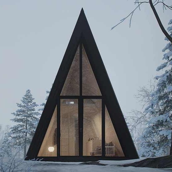 Prefab house - A-FRAME SNOWLAND - NingBo DeepBlue Smarthouse Co.,LTD ...