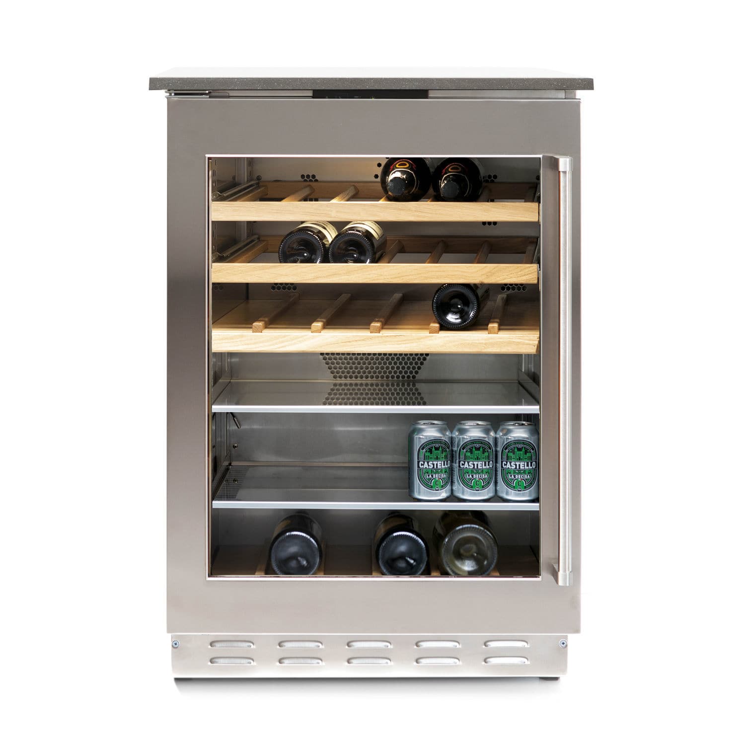 Single door refrigerator - UCB602TPO - Fhiaba - home / built-in / glazed