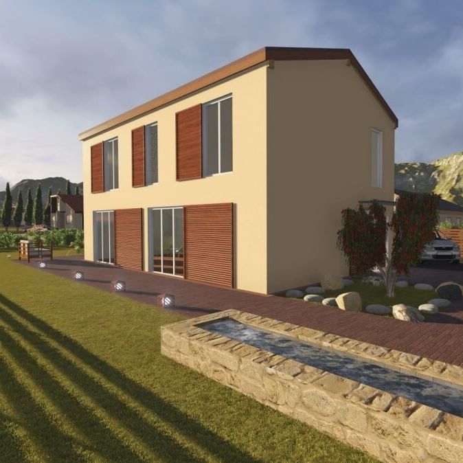 Prefab house - ITALIA S.F. - Frame House group Sia - eco-friendly ...
