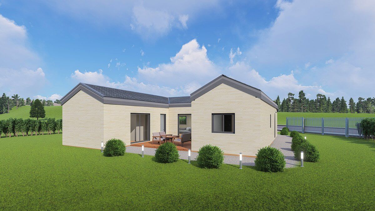 Prefab house - FRANCE D.K. - Frame House group Sia - eco-friendly ...