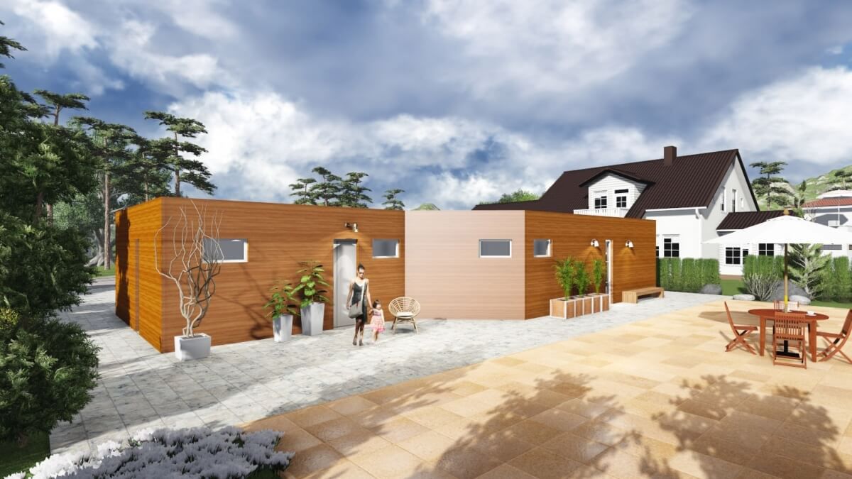 Prefab house - VILLINO KUMA - Frame House group Sia - eco-friendly ...