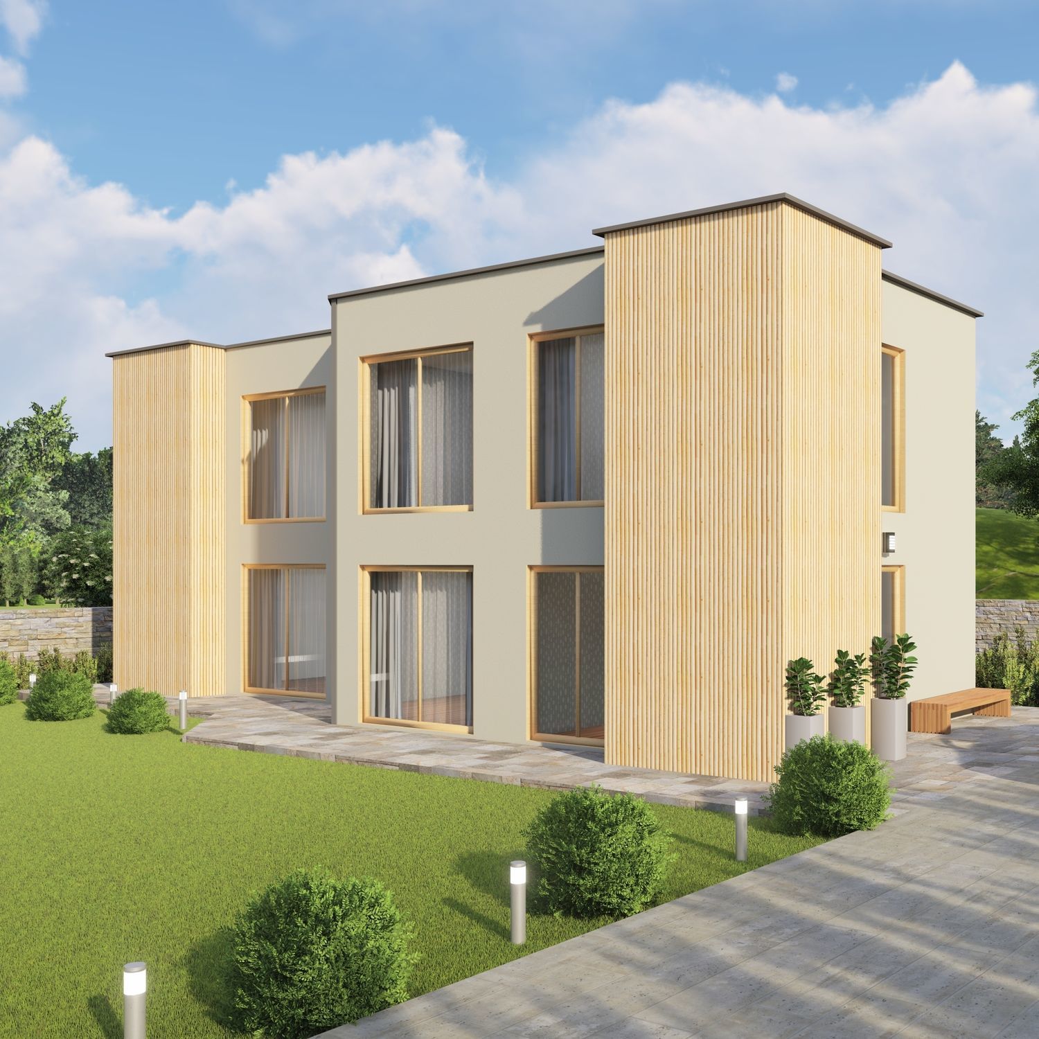 Prefab house - VILLA ELECTRA - Frame House group Sia - eco-friendly ...