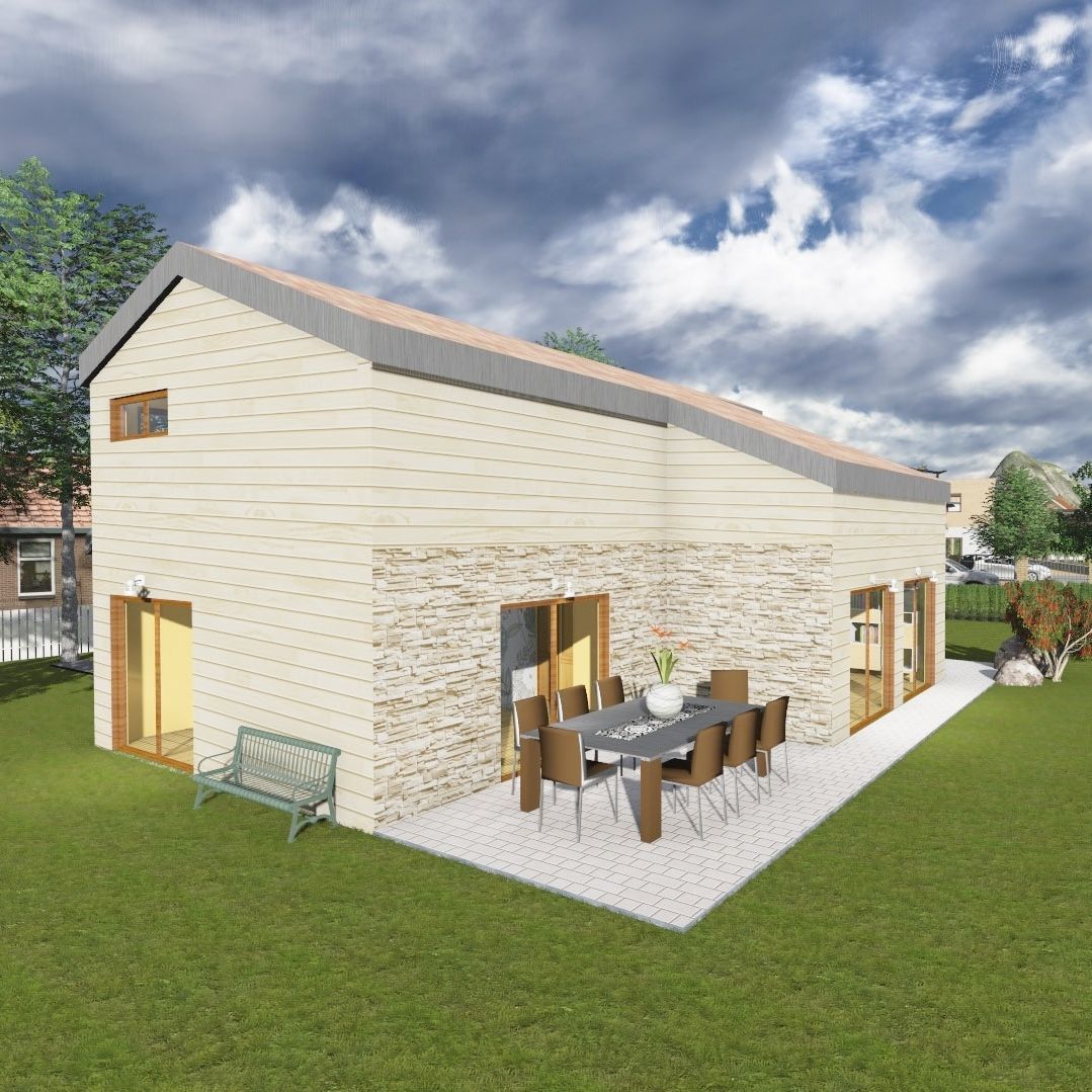 Prefab house - VILLA TALITHA - Frame House group Sia - energy-efficient ...