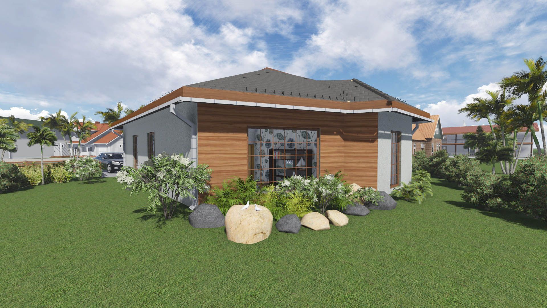 Prefab house - VILLA ALYA - Frame House group Sia - eco-friendly ...