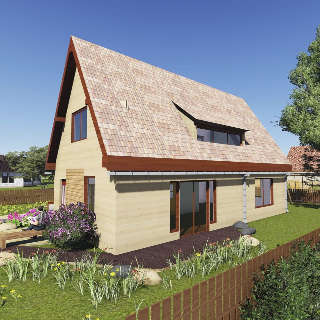 Prefab house - THE NETHERLANDS G - Frame House group Sia - eco-friendly ...
