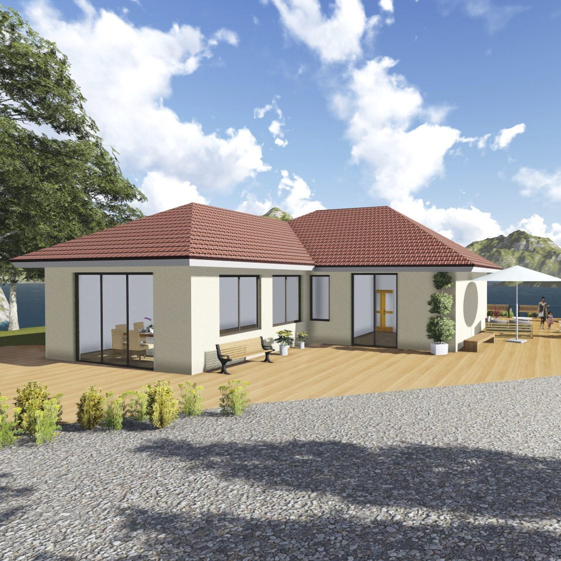 Prefab house - THE NETHERLANDS C - Frame House group Sia - eco-friendly ...