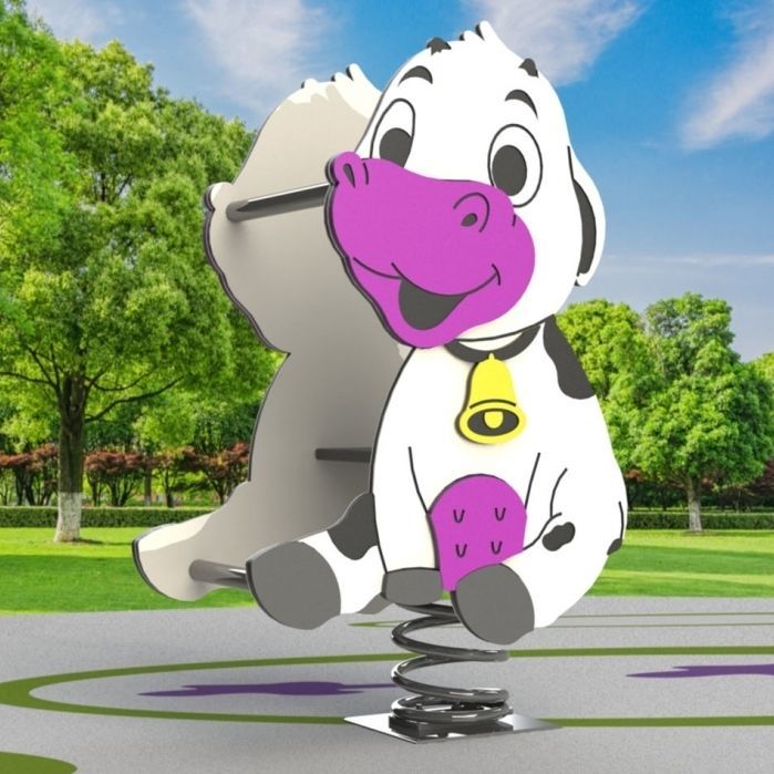 High-density polyethylene spring rocker - S MO 121 - Veco Urban Design ...