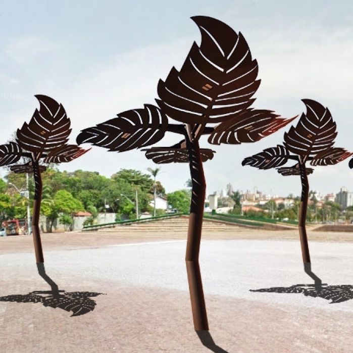 Public space shade structure - PERG LEAF - Veco Urban Design