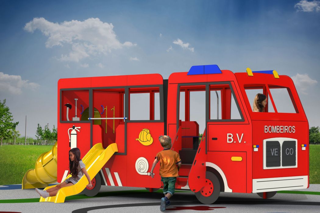 Playground vehicle - ST Bombeiro 03 - Veco Urban Design