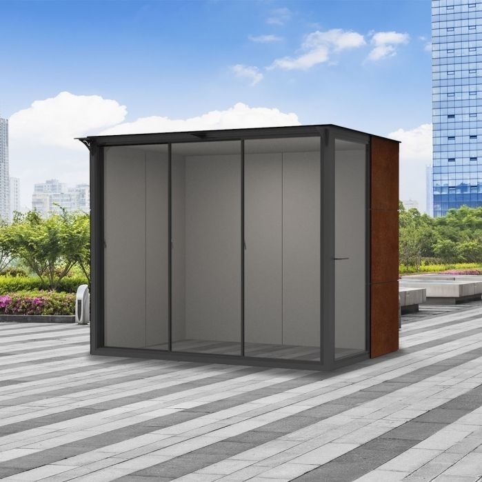 Outdoor kiosk - CHILE A - Veco Urban Design - HPL / disassemblable
