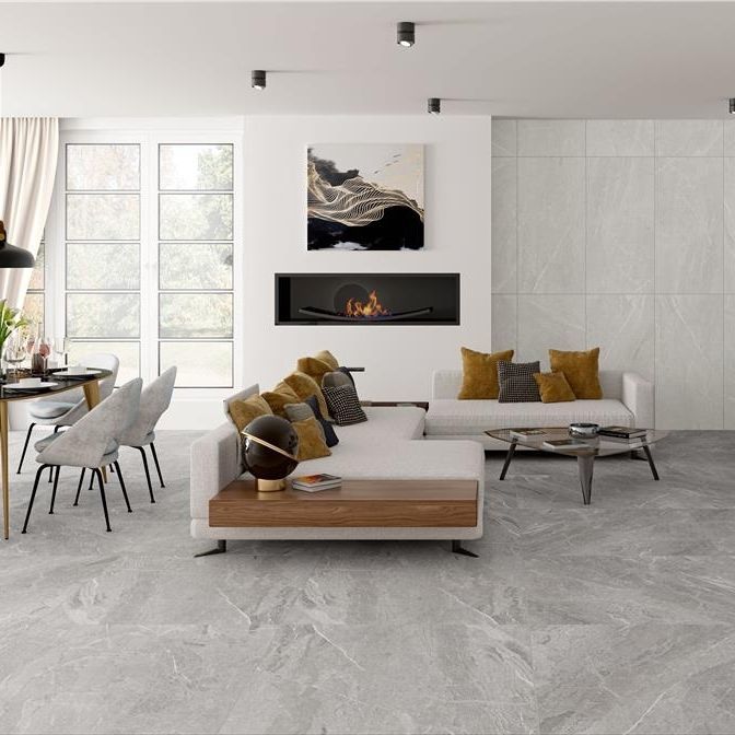Porcelain tile - MATERIA - Vitacer - matte / pearly finish / indoor