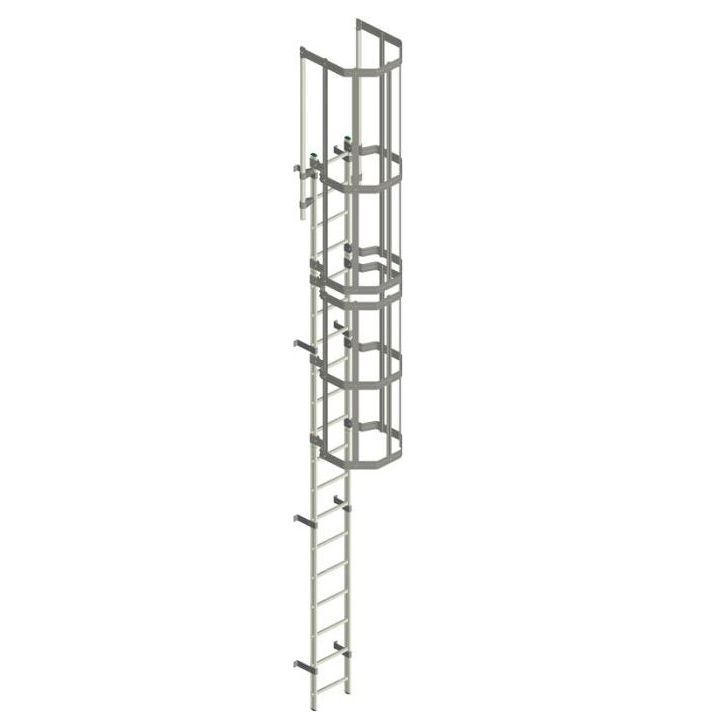 Aluminum cage ladder - SG120 - Facal - metal / industrial / outdoor