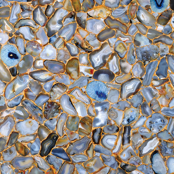 Quartz stone slab - AGATE BLUE DIAMOND - Fiorantina Stone - for ...