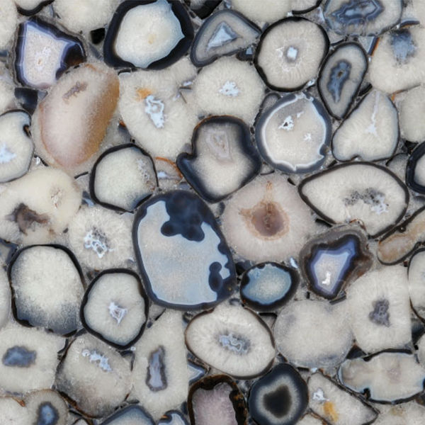 Quartz stone slab - AGATE GREY - Fiorantina Stone - for interior ...