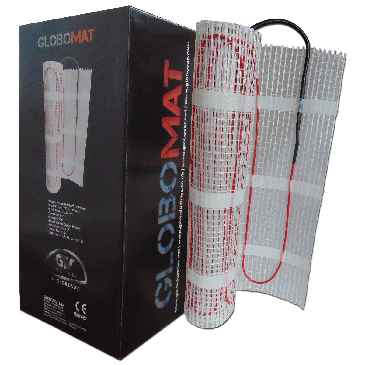 Floor heating mat - GLOBOMAT 100/100W - Globovac Ltd
