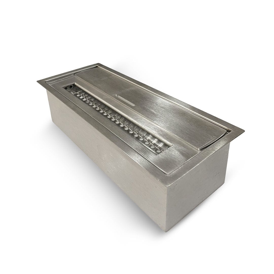 Steel bioethanol burner - DIVINE FIRE - Divina Fire - rectangular ...