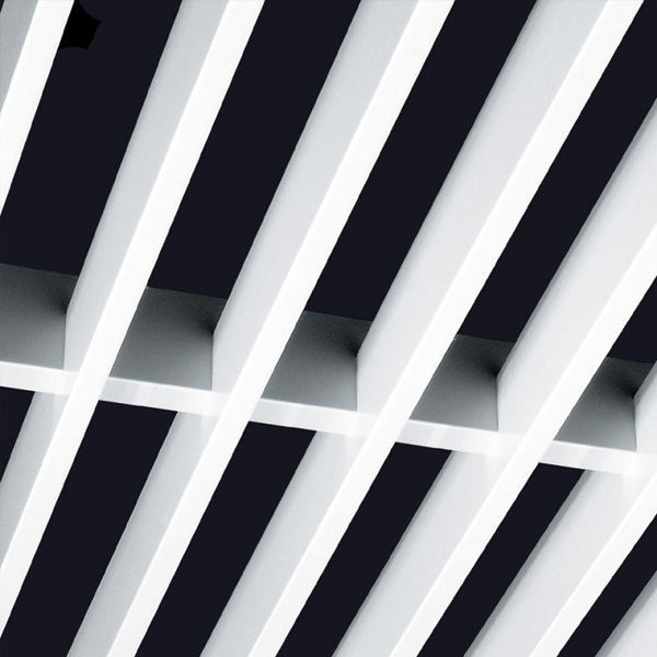 Aluminum suspended ceiling - TETRÁL LINE - ceir - panel / for office ...