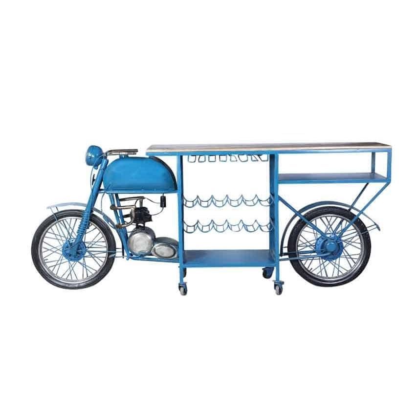 Bar counter - MOTO PARIS - GrandDécor - wooden / metal / upright