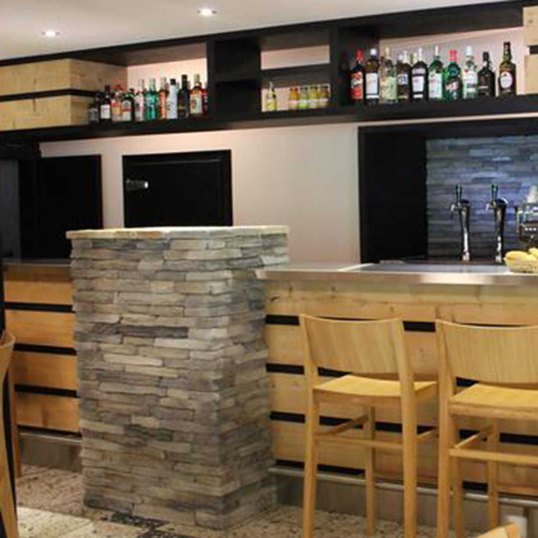 Stone wall cladding - CORTINA - Thermostone - interior / exterior / glued