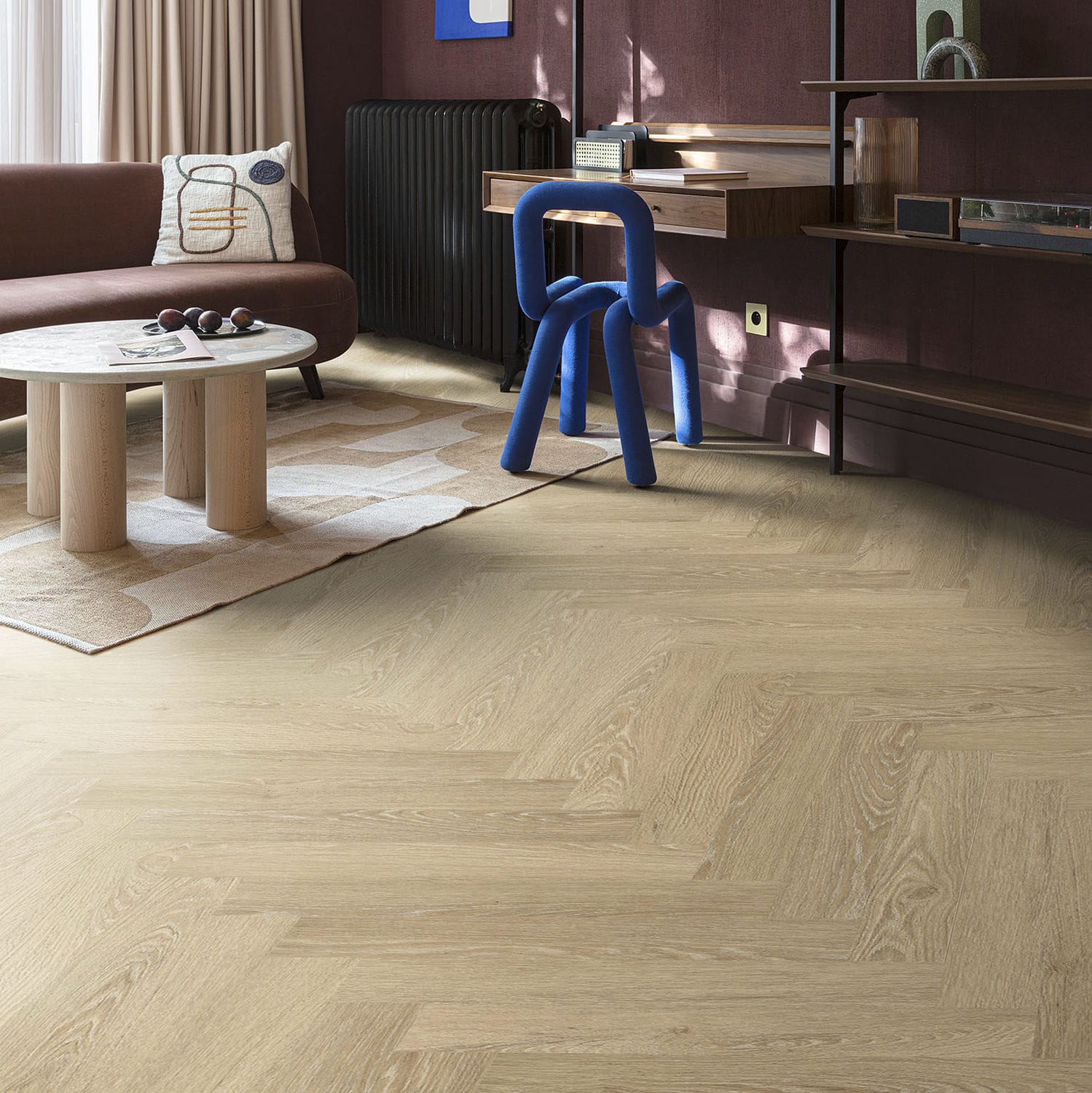 Vinyl flooring - BURI - FLOORIFY - indoor / for living rooms / bathroom
