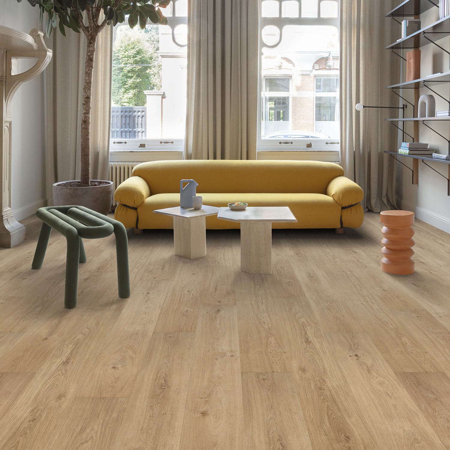 Vinyl flooring - COGNAC - FLOORIFY - indoor / for living rooms / for office