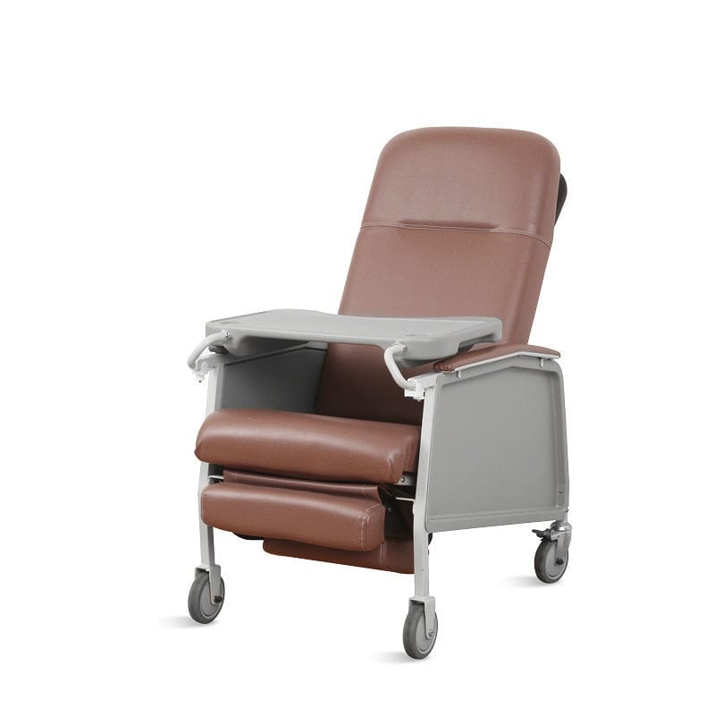 Polyurethane medical chair - SKE942 - Healthward - steel / on casters ...