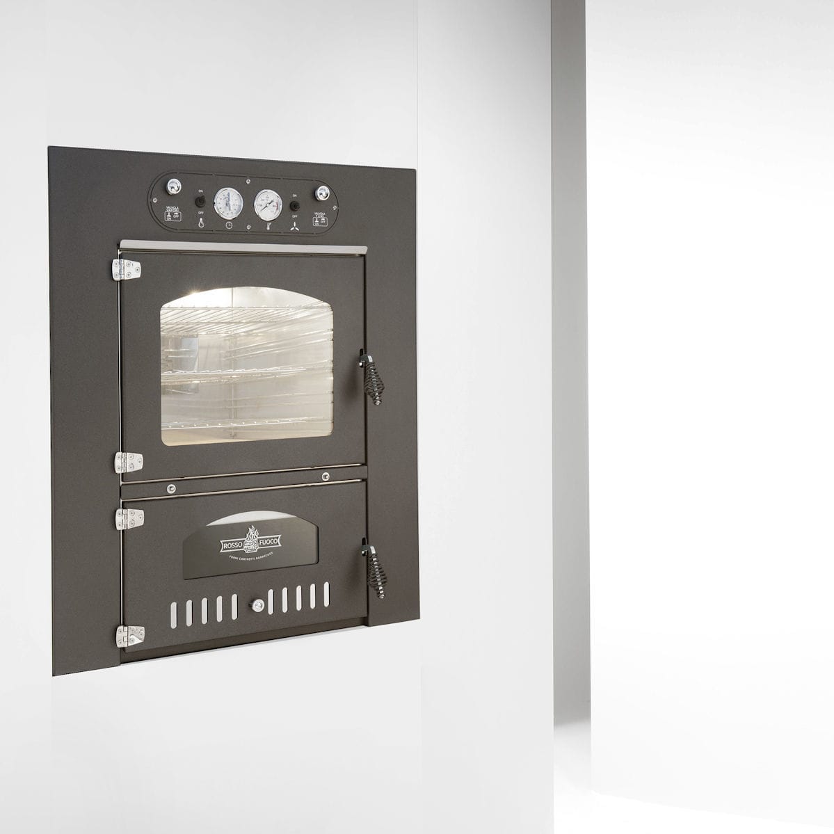 Home pizza oven - ECO - Rossofuoco Srl - wood-burning / convection ...