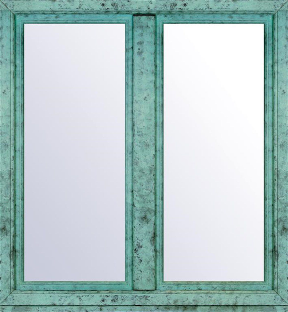 Metal balcony window - AENEUS - Caiframe - wooden / double-glazed / triple-glazed