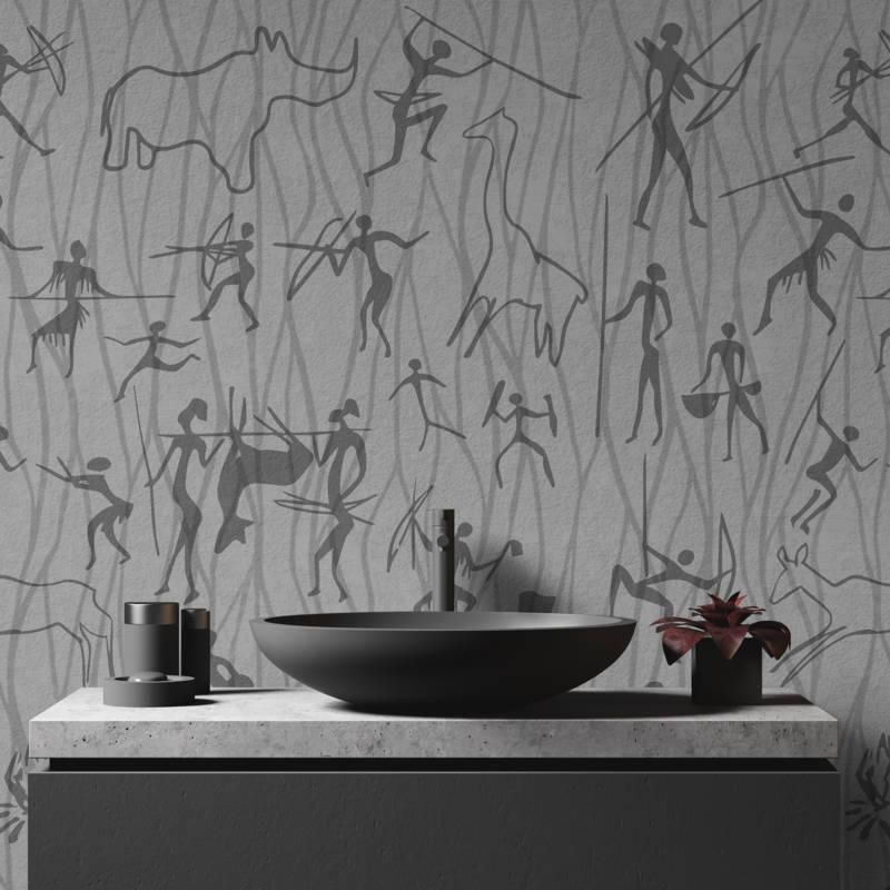 Interior wall-covering - SIGNUM - BRUNO SRL - home / roll / contemporary