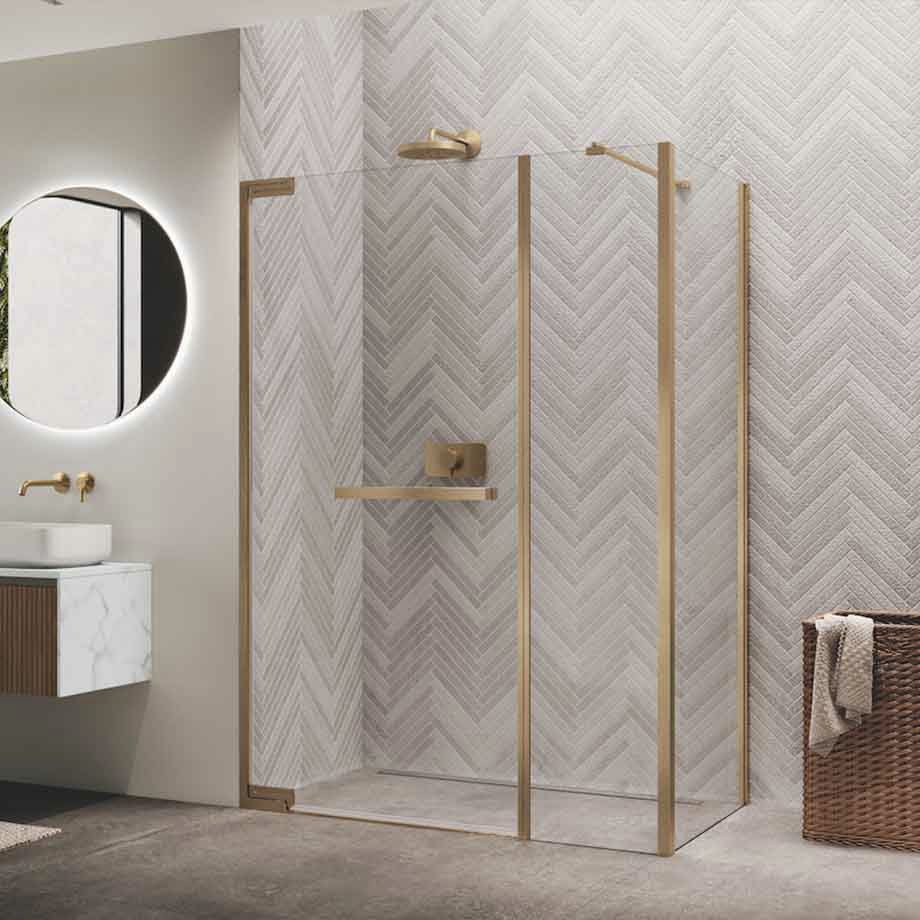 Swing shower screen - N180 - NOVELLINI - rectangular / corner / for alcoves