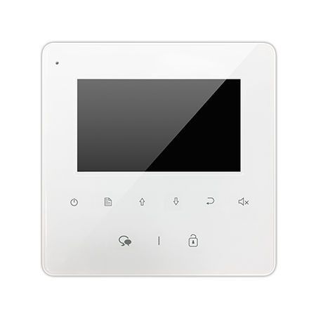 White video door intercom - CDV-43 - CDVI - interior / IP / smartphone ...