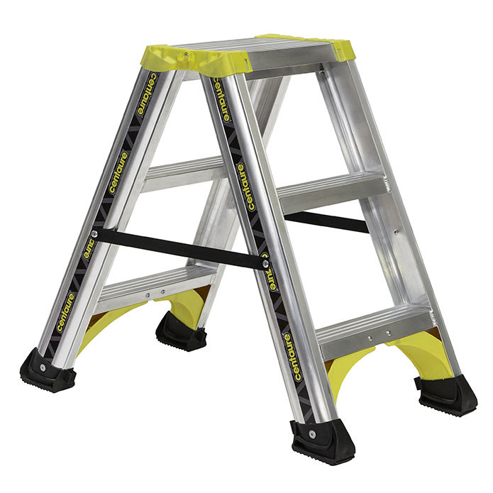 Steel professional step ladder - ALPHA - CENTAURE - outdoor / indoor