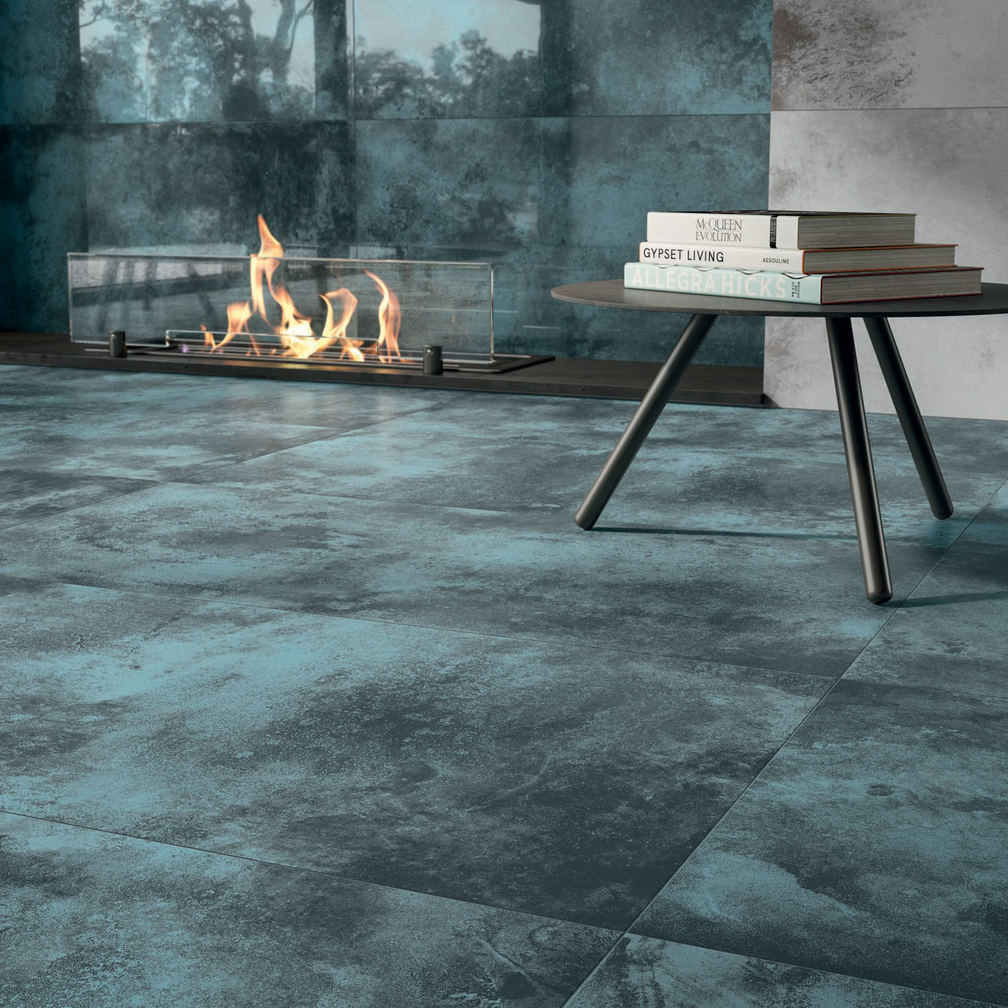 Porcelain stoneware tile - NAVY - CERAMICHE CAESAR - matte / high-gloss ...