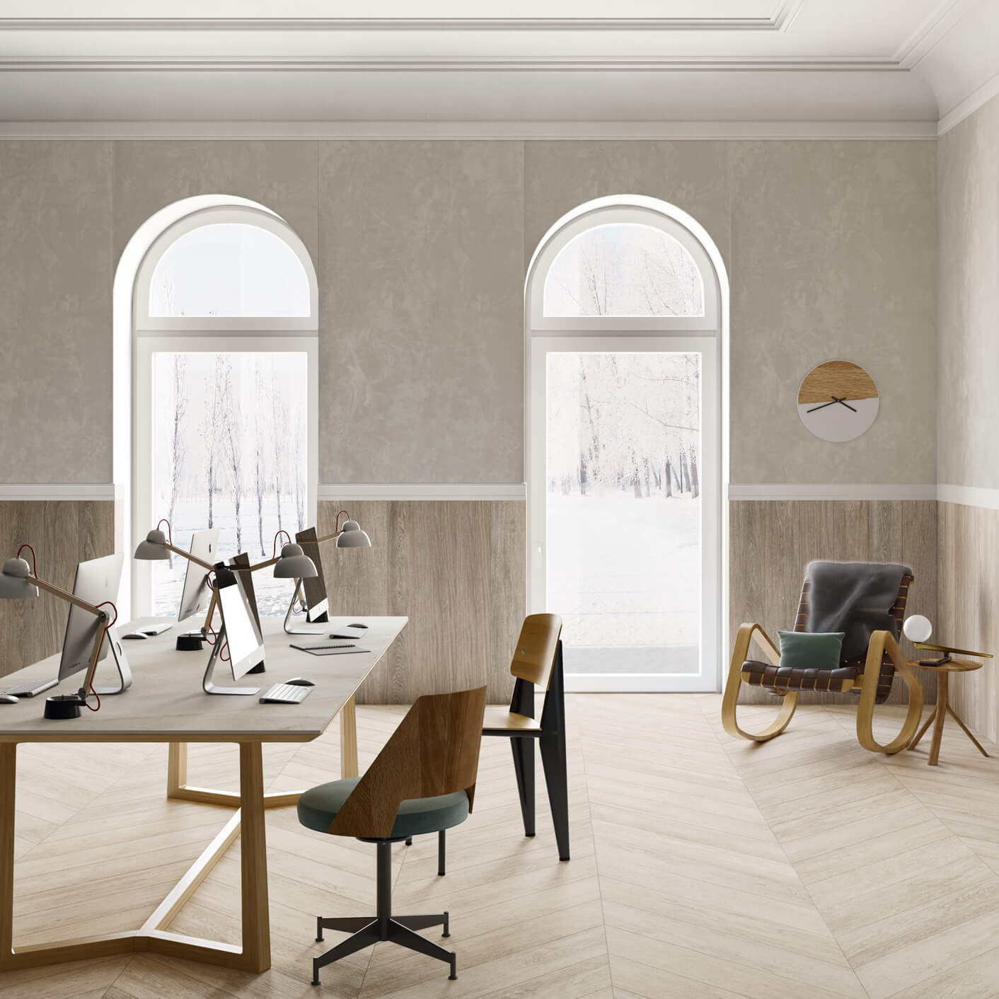 Porcelain stoneware tile - SCANDI WHITE - CERAMICHE CAESAR - matte ...