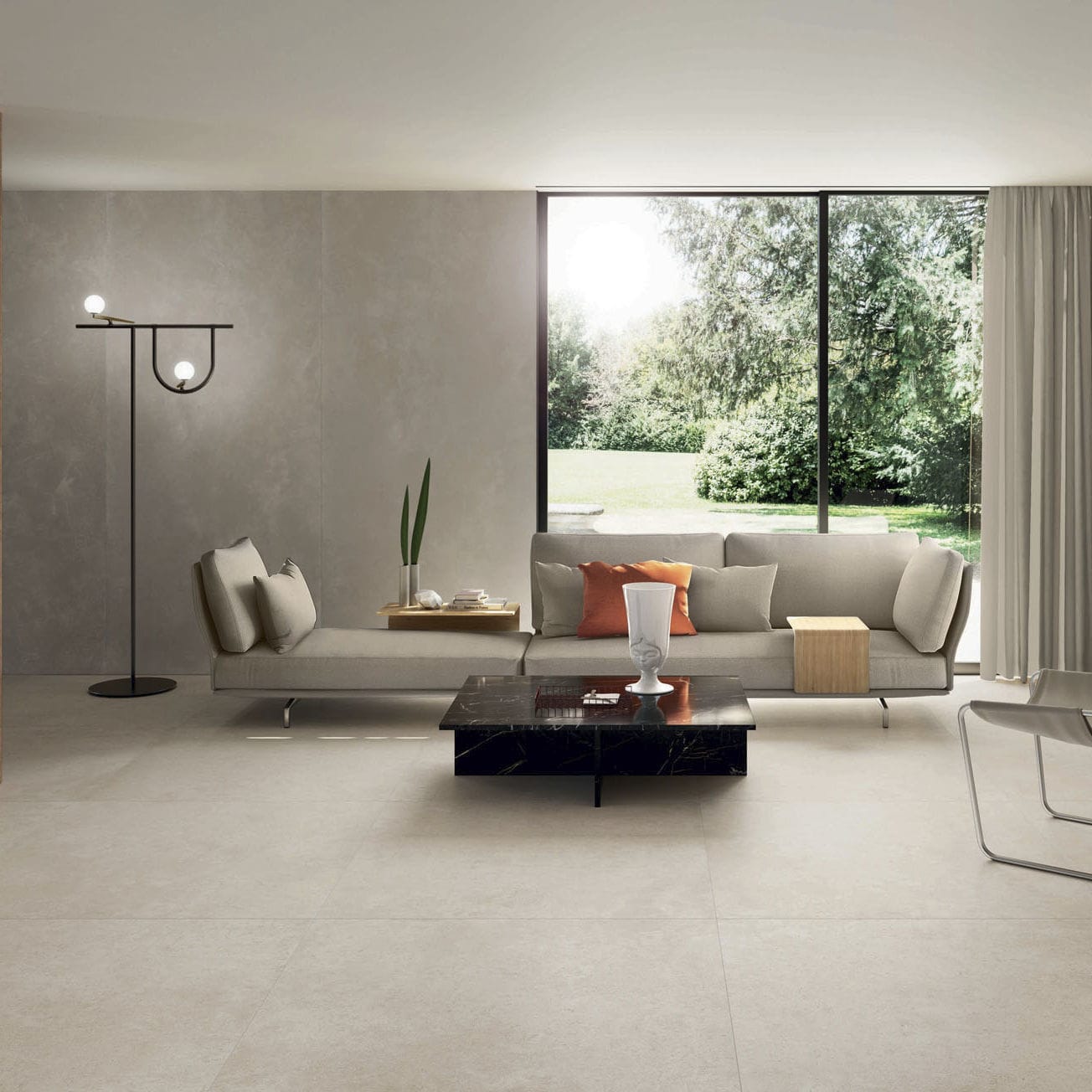 Porcelain stoneware tile - BIANCO - CERAMICHE CAESAR - matte / indoor ...