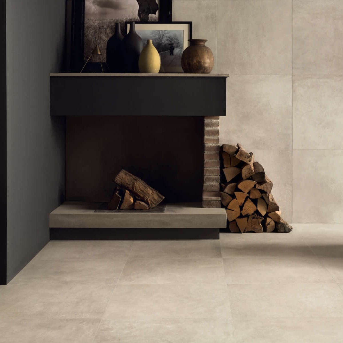 Indoor tile - VAPOUR - CERAMICHE CAESAR - living room / wall / floor