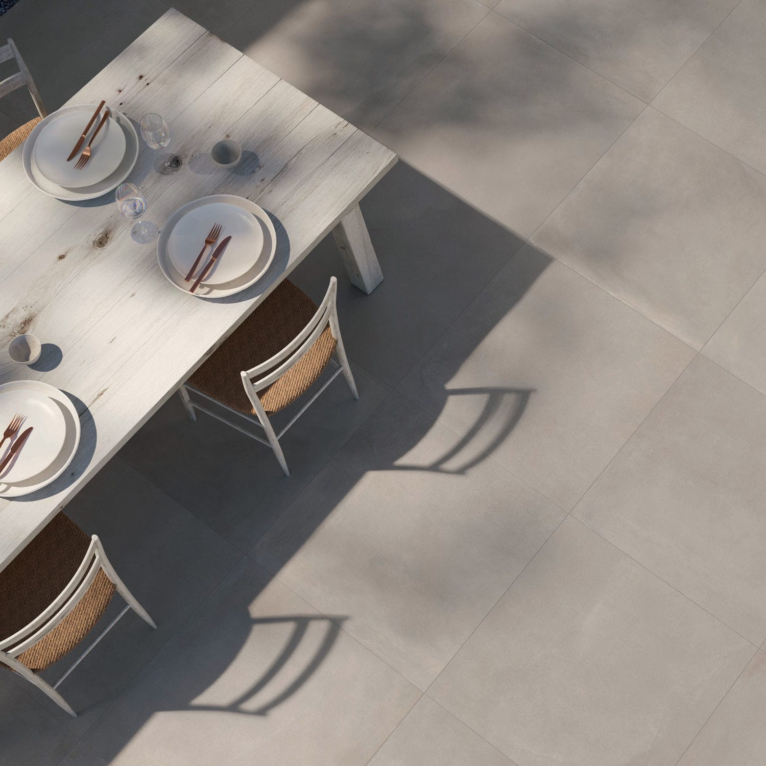 Concrete look tile - CERAMICHE CAESAR - indoor / outdoor / bathroom