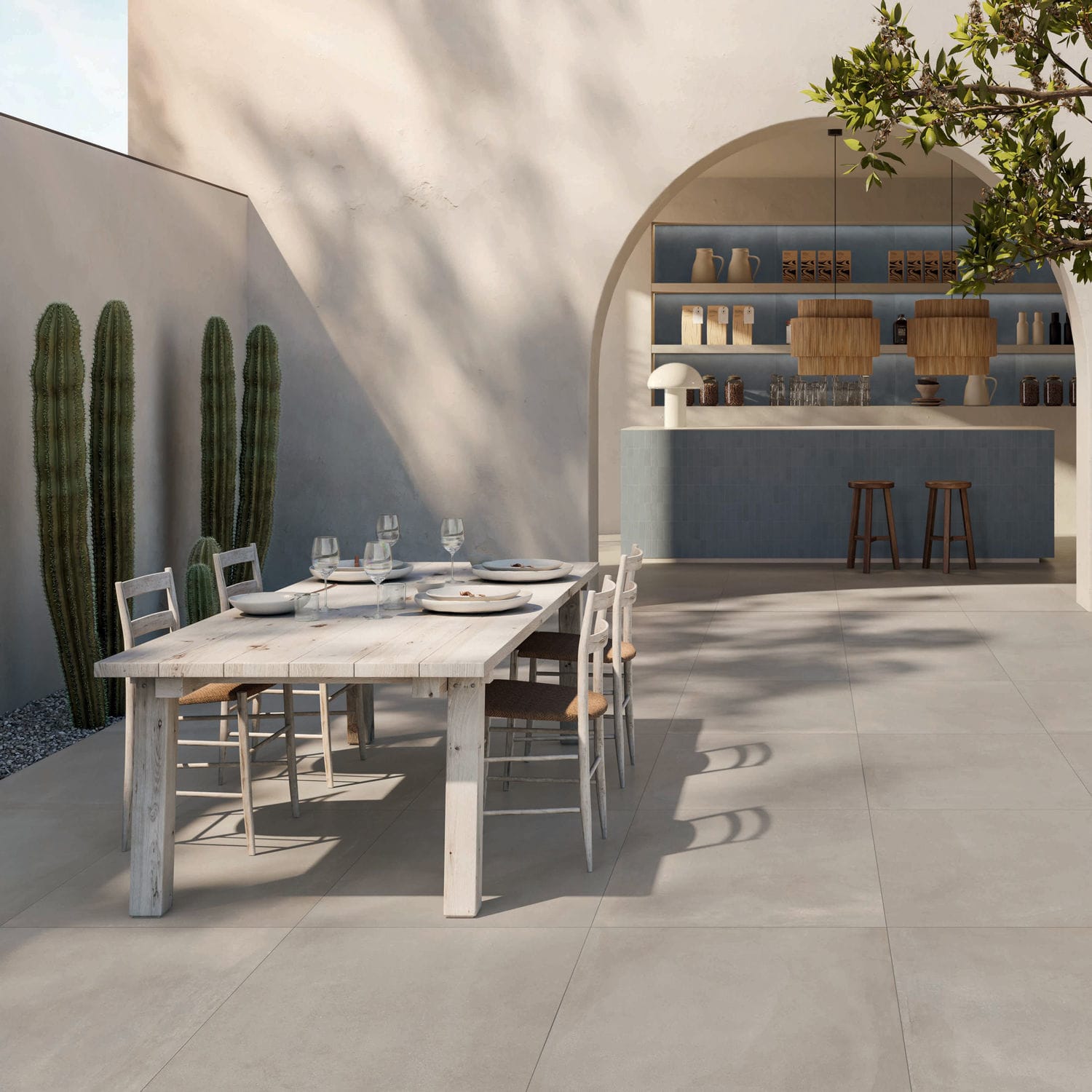 Concrete look tile - CERAMICHE CAESAR - porcelain stoneware / matte ...