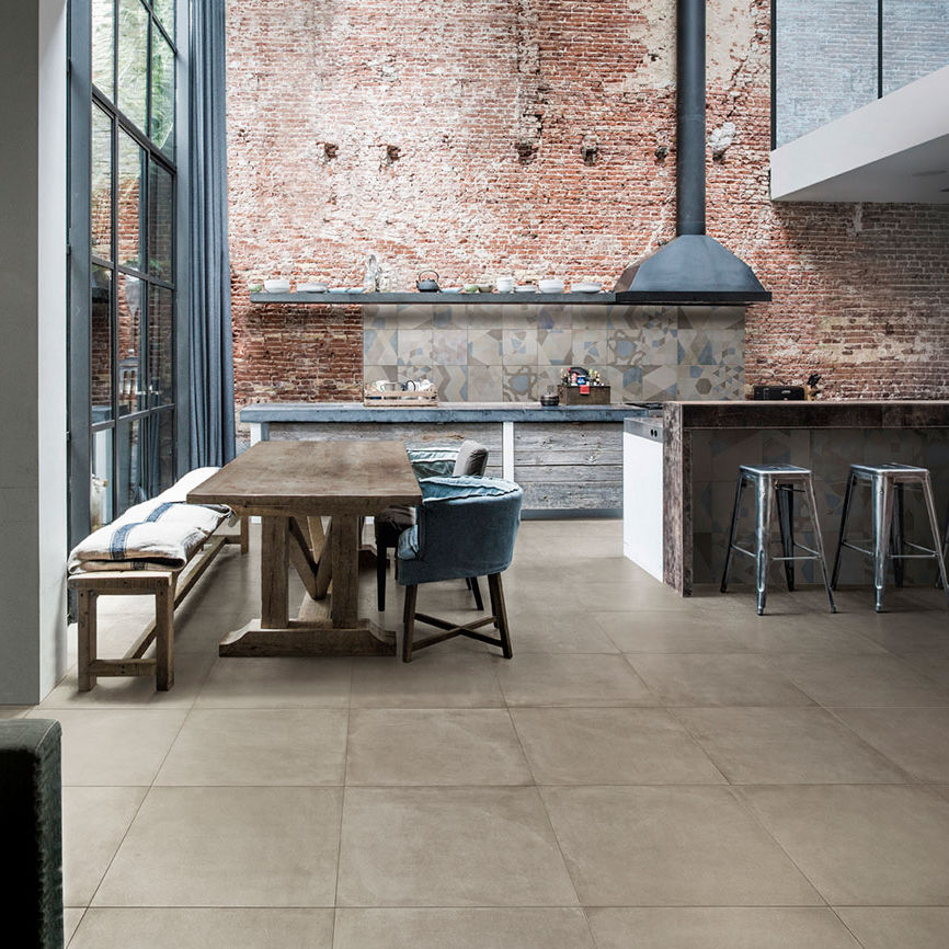 Porcelain stoneware tile - CEMENT - CERAMICHE CAESAR - matte / natural ...