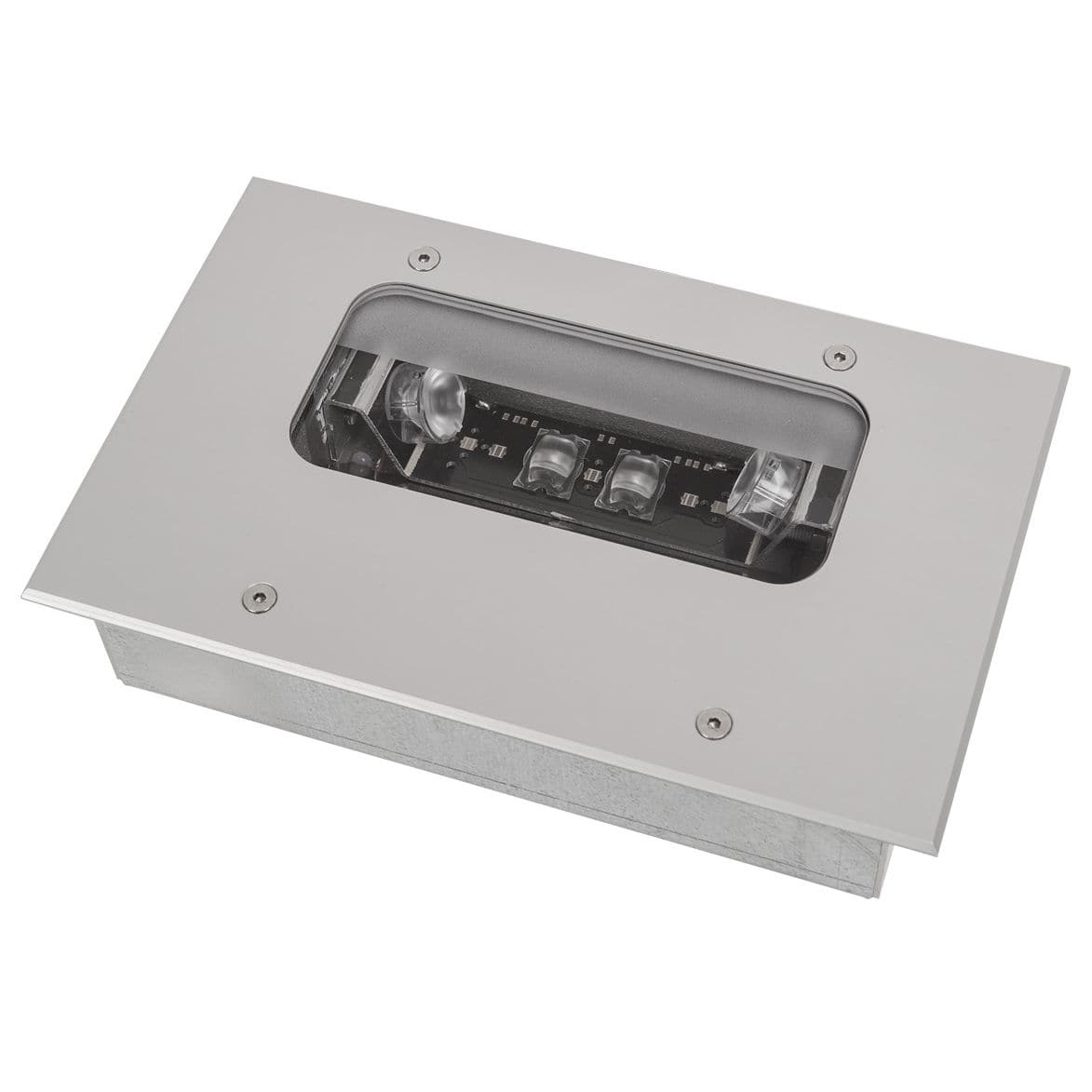 Recessed wall light fixture - SAINT-JEAN - LEC LYON - LED / rectangular ...