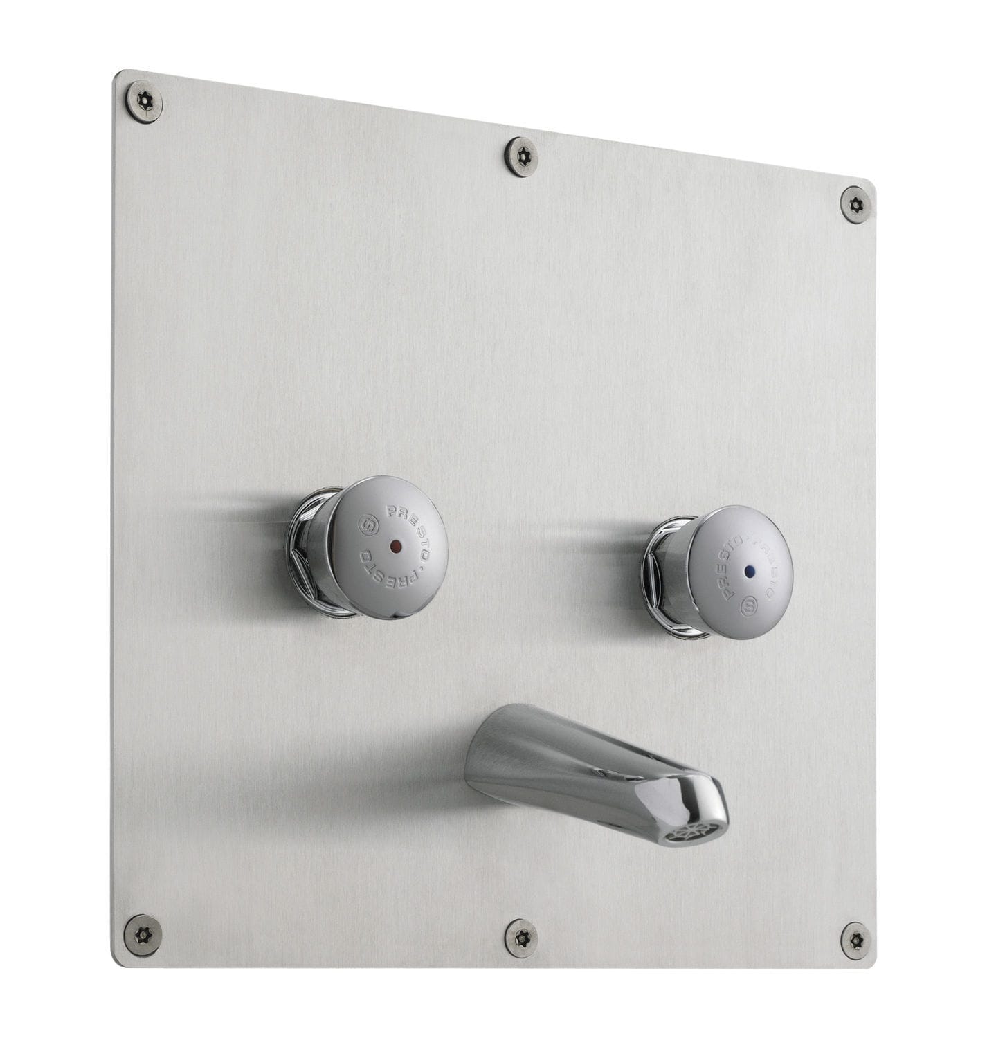 Double-handle washbasin mixer tap - 500 : 30212 - PRESTO - wall-mounted ...